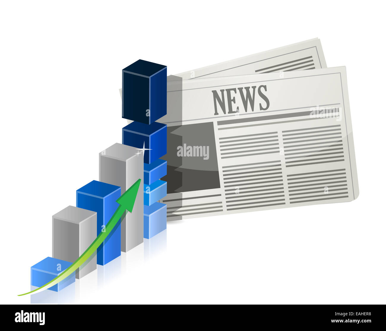 Business newspaper bar chart hi-res stock photography and images - Alamy