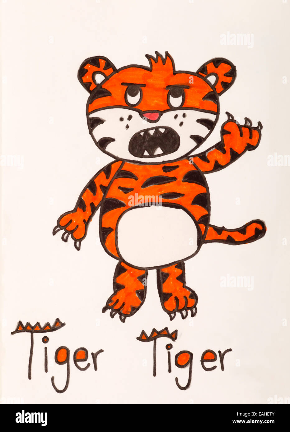 Cat claws cartoon illustration hi-res stock photography and images - Alamy