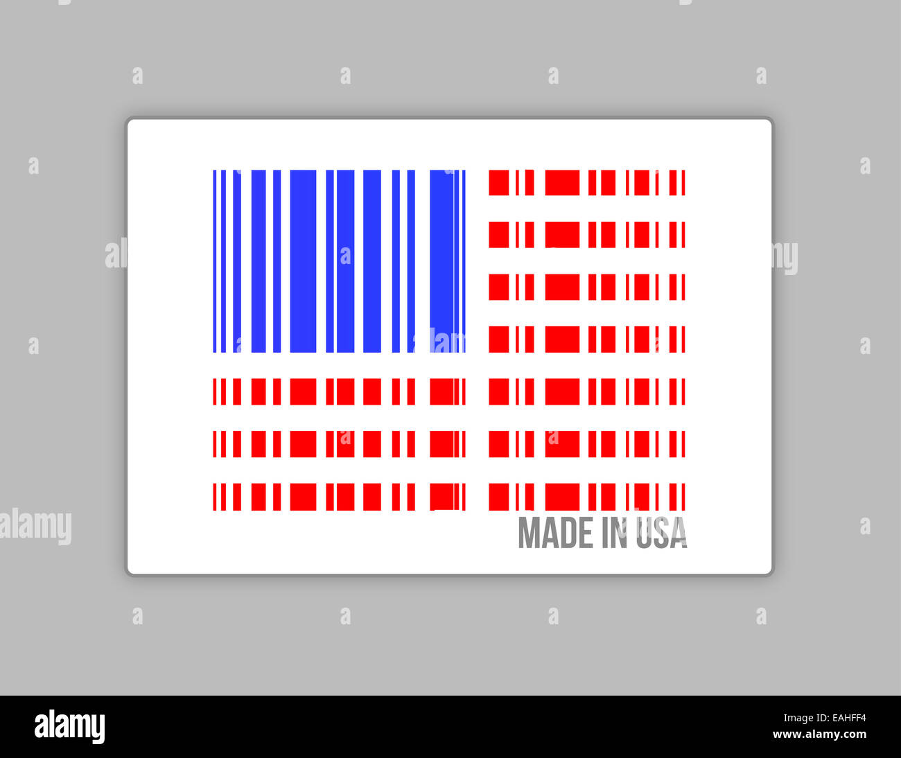 Barcode USA. Made in usa illustration design Stock Photo - Alamy