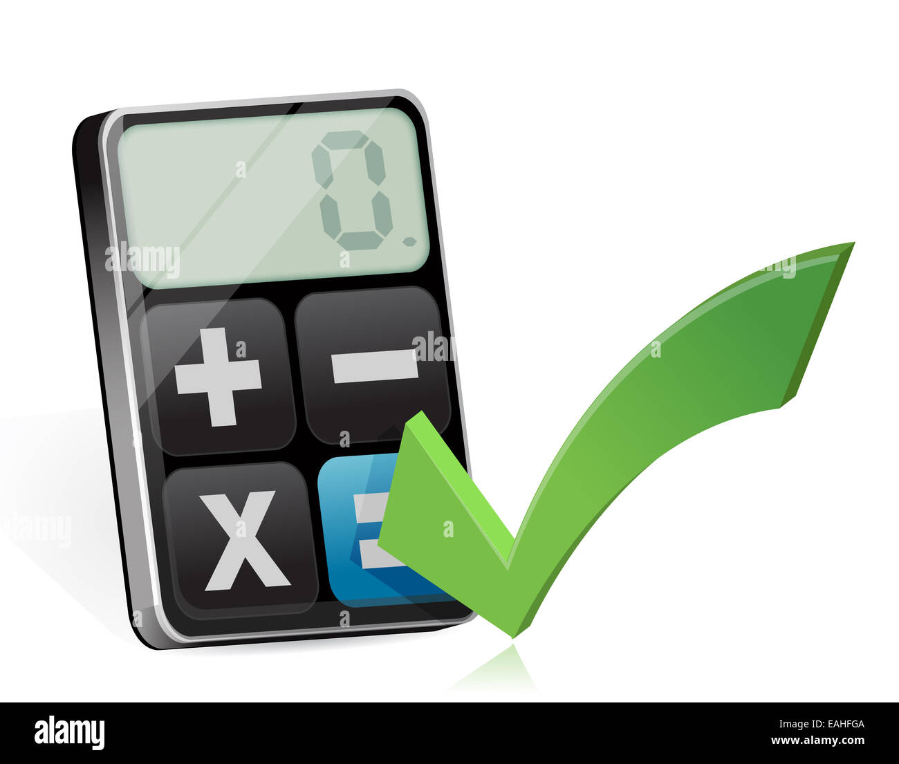 Approve calculator Cut Out Stock Images & Pictures - Alamy