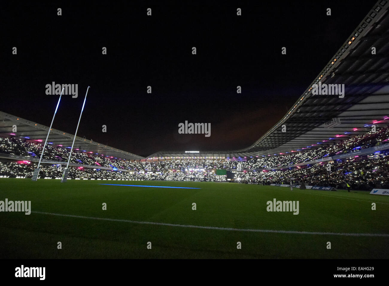 Edinburgh, UK. 15 Nov 2014. ViaGoGo Autumn Test - Scotland vs All ...