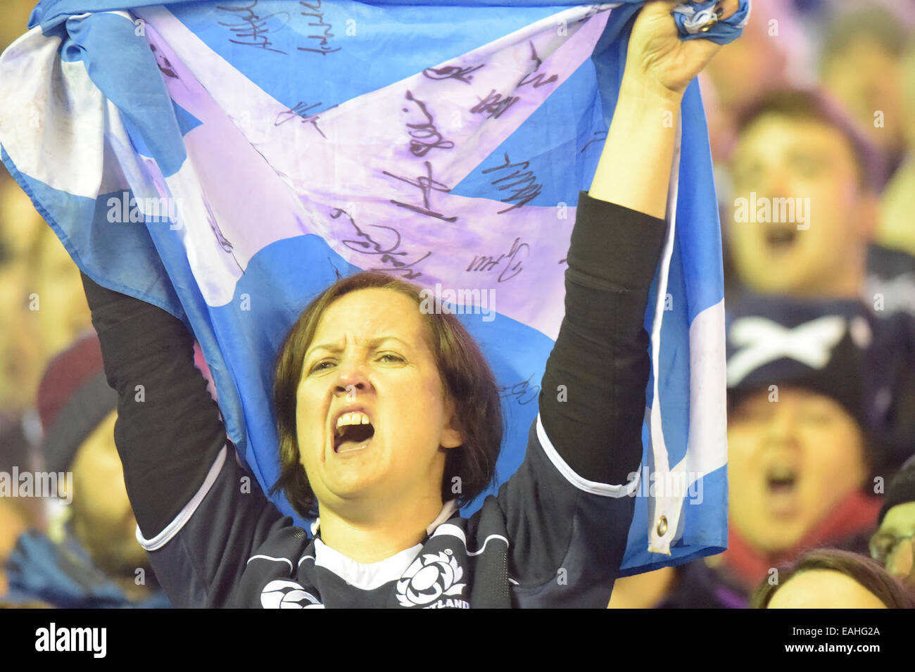 Edfinburgh, UK. 15 Nov 2014. ViaGoGo Autumn Test - Scotland vs All ...