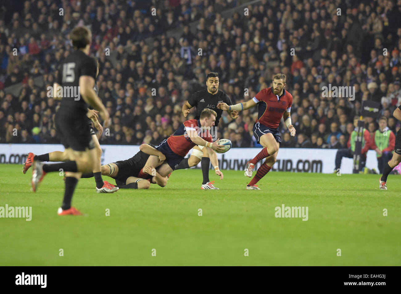 Edfinburgh, UK. 15 Nov 2014. ViaGoGo Autumn Test - Scotland vs All ...