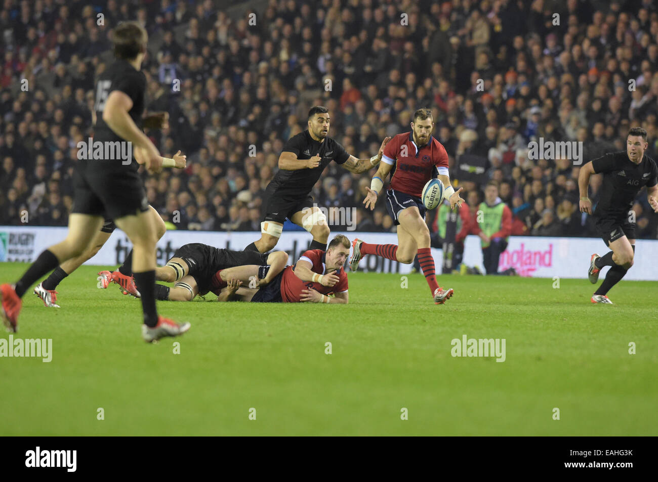 Edfinburgh, UK. 15 Nov 2014. ViaGoGo Autumn Test - Scotland vs All ...