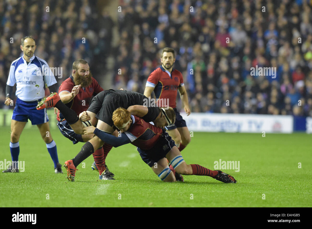 Edfinburgh, UK. 15 Nov 2014. ViaGoGo Autumn Test - Scotland vs All ...