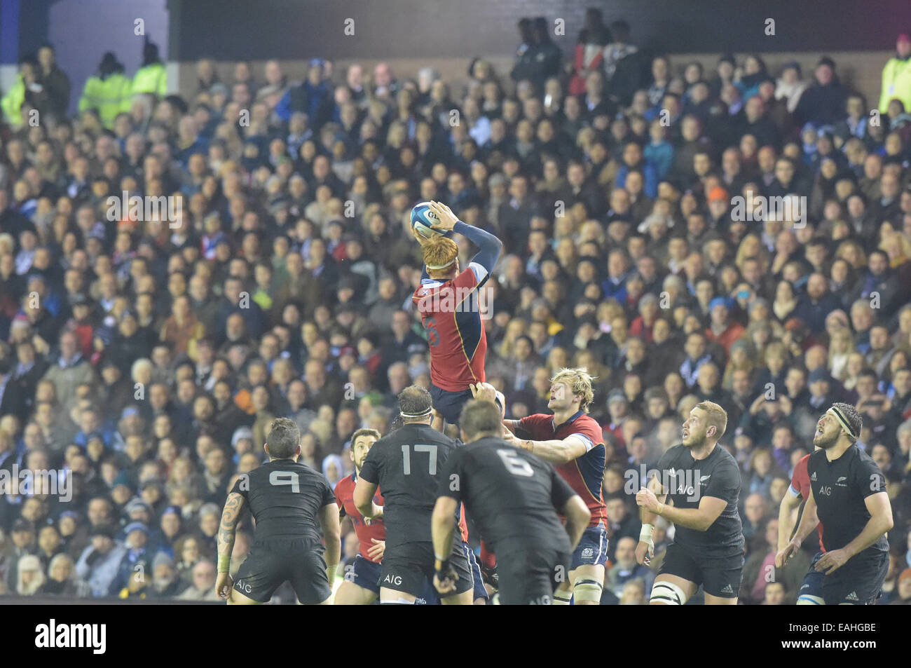Edfinburgh, UK. 15 Nov 2014. ViaGoGo Autumn Test - Scotland vs All ...