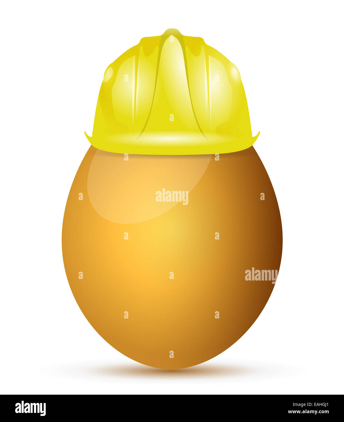 Egg protection concept illustration design Stock Photo - Alamy
