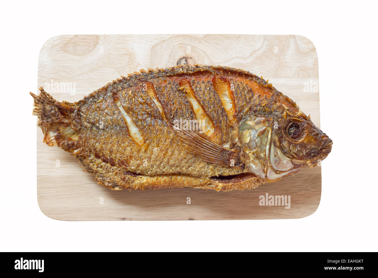 Fried tilapia fish hi-res stock photography and images - Alamy