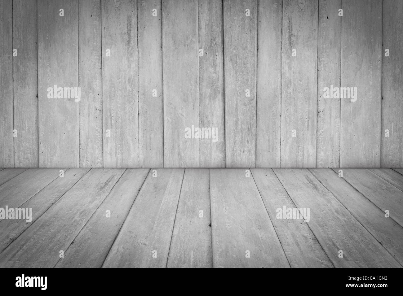 wood perspective background for room interior, with vignette Stock ...