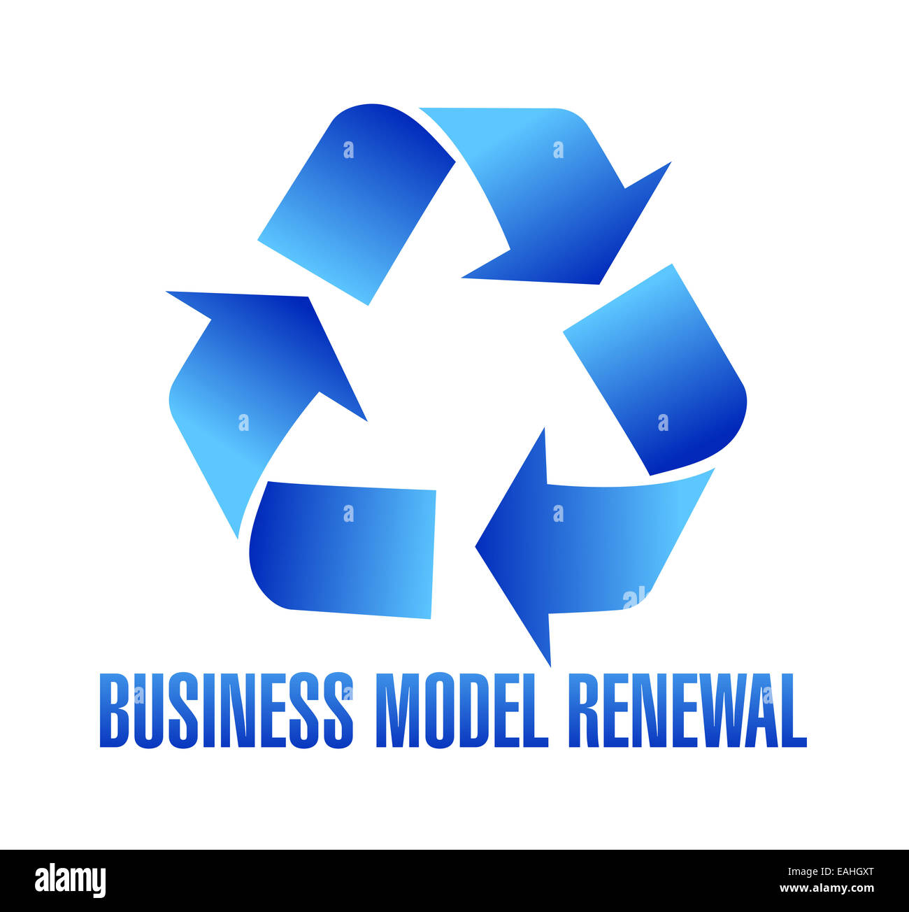 Business model renewal illustration Stock Photo - Alamy