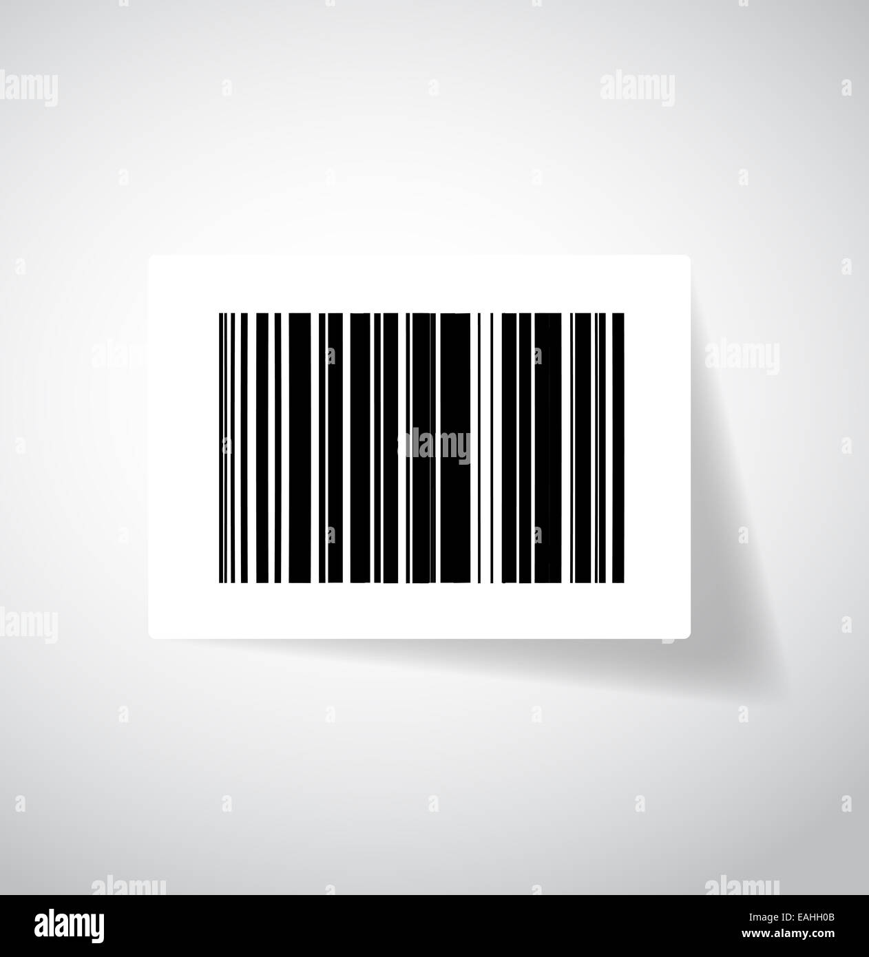 Ups barcode sticker illustration design Stock Photo - Alamy