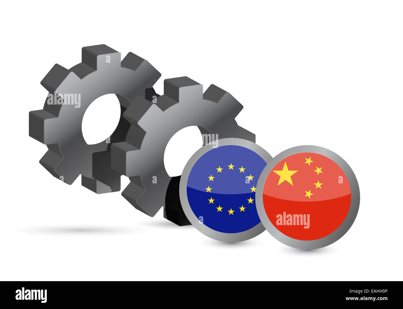 Immigration flags Cut Out Stock Images & Pictures - Alamy