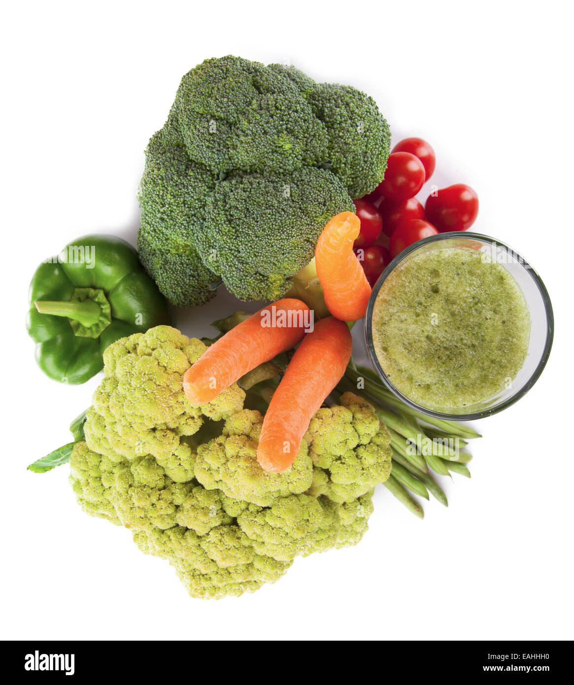 Various kinds of vegetable isolated on white background Stock Photo - Alamy