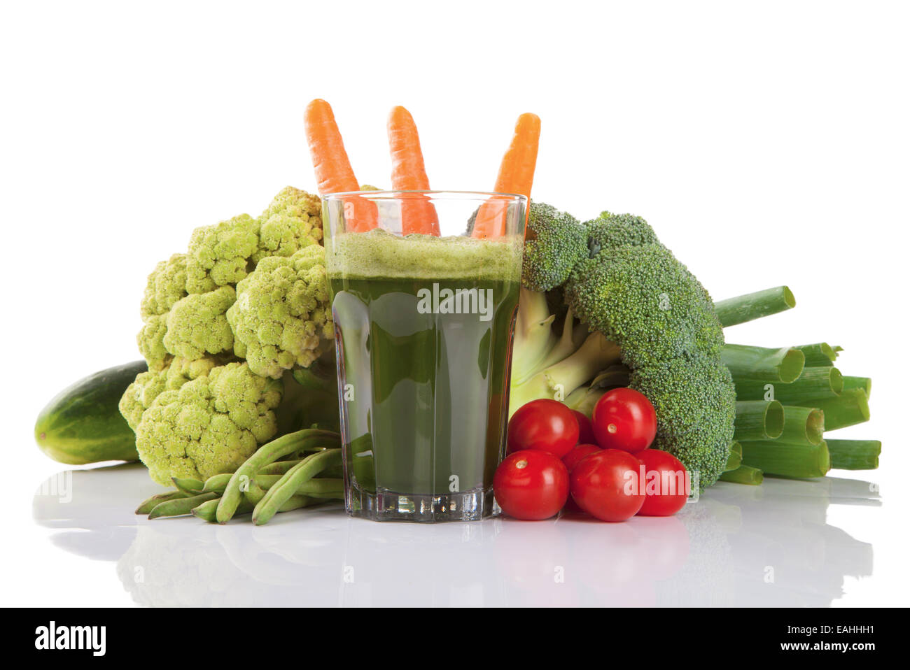 Various kinds of vegetable isolated on white background Stock Photo - Alamy