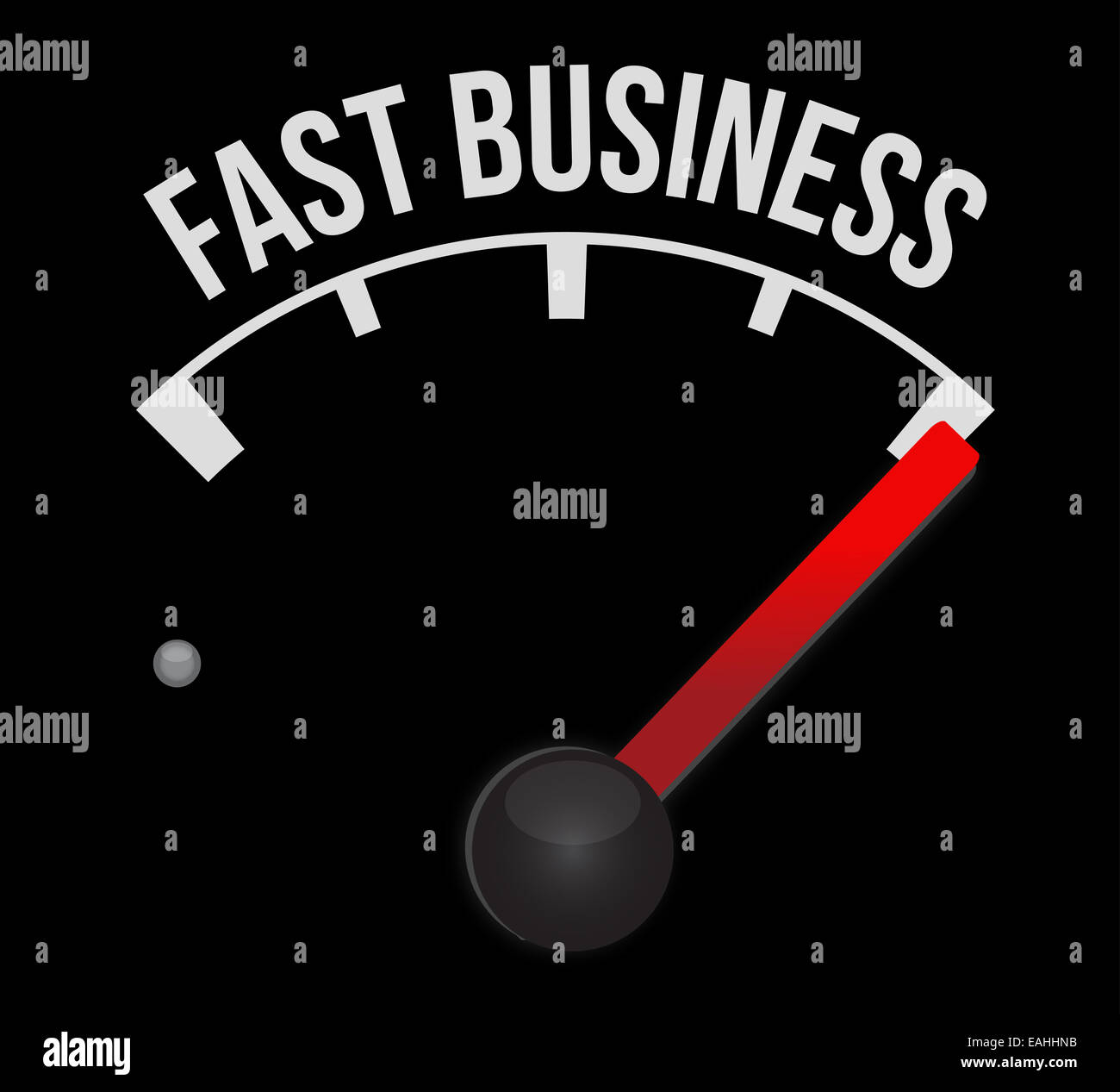Fast business Speedometer scoring high speed Stock Photo - Alamy