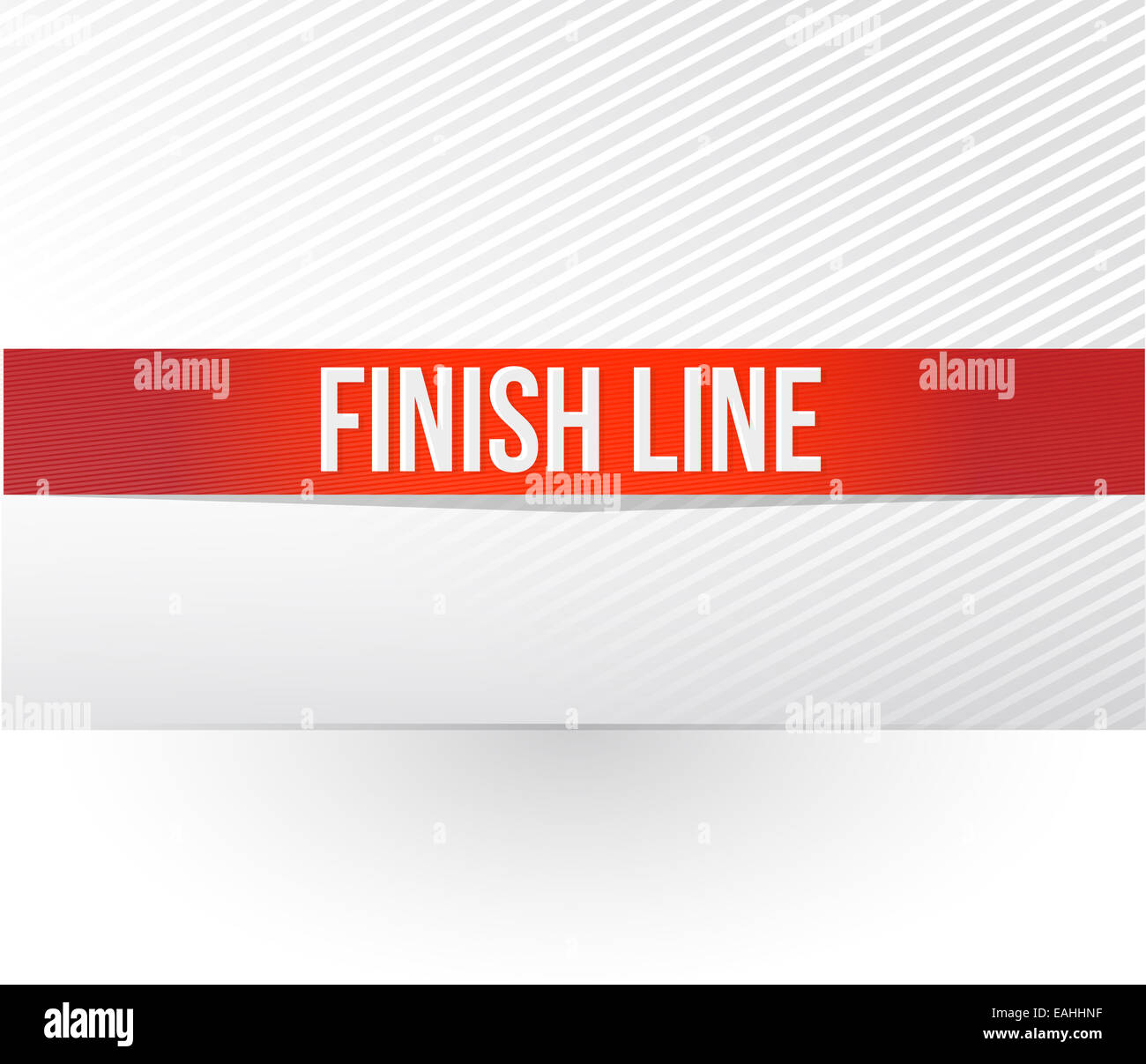 Finish line red tape illustration design Stock Photo - Alamy