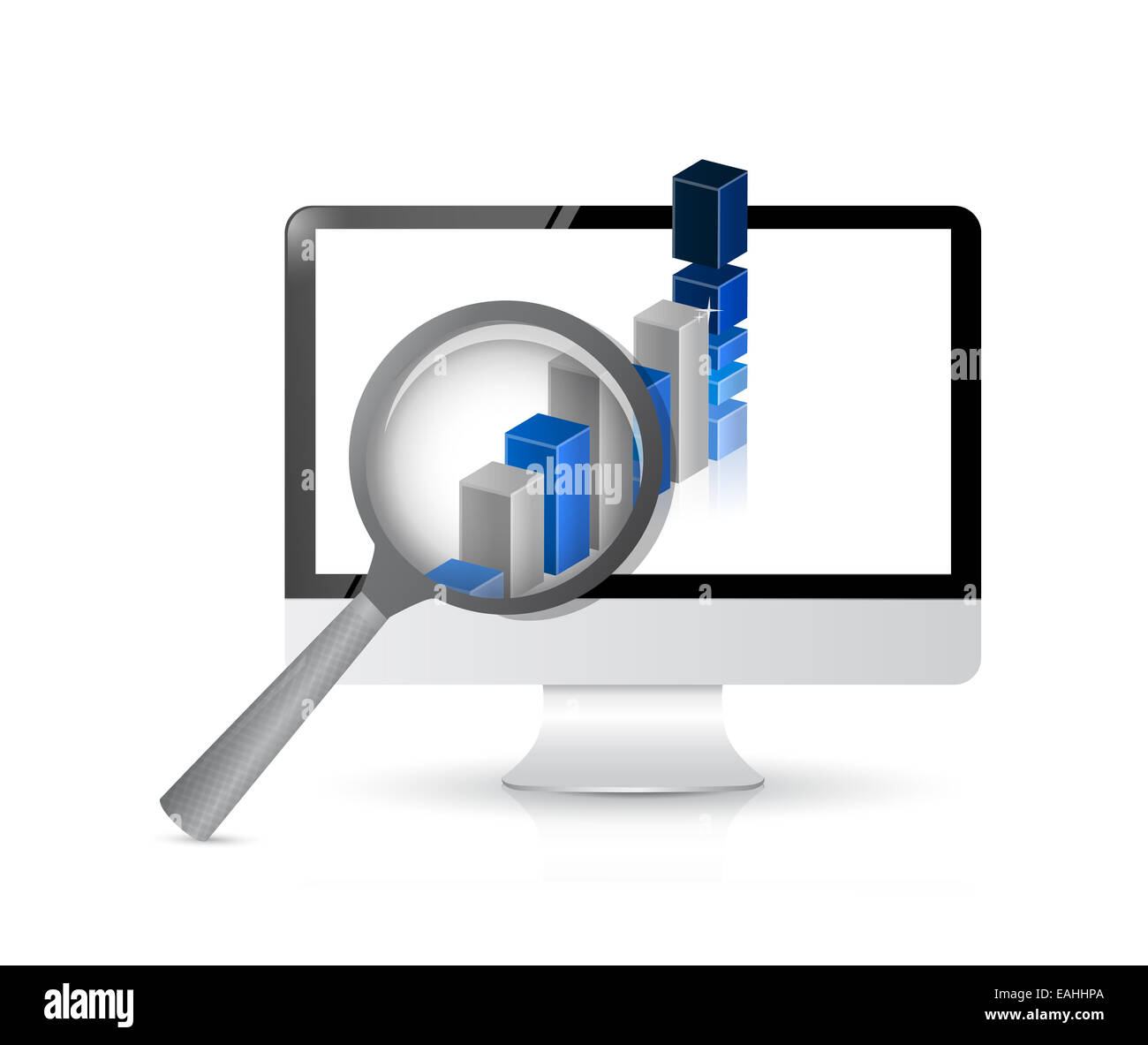 Monitor computer tech statistics hi-res stock photography and images ...