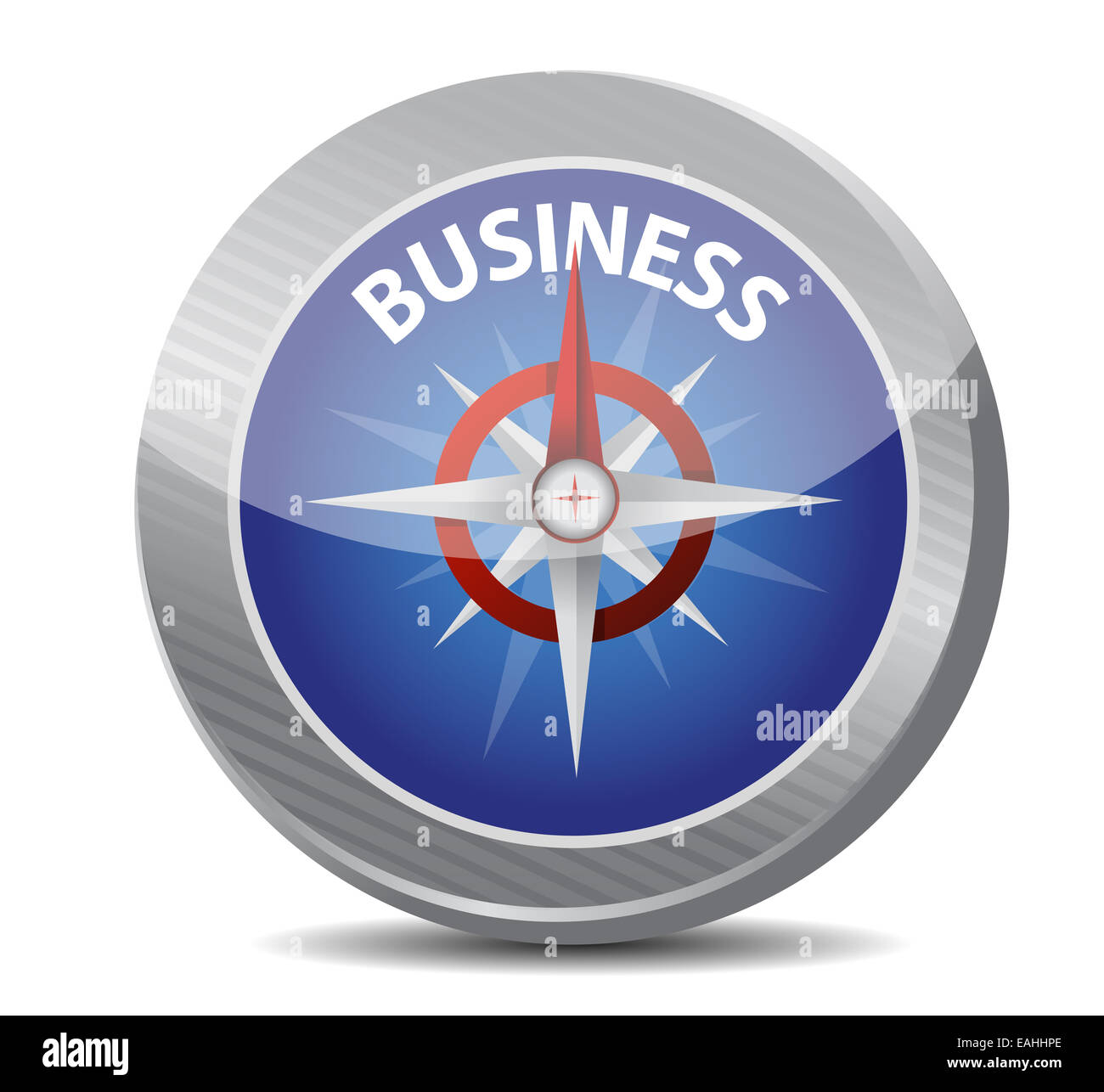 Guide to great business. compass illustration Stock Photo - Alamy