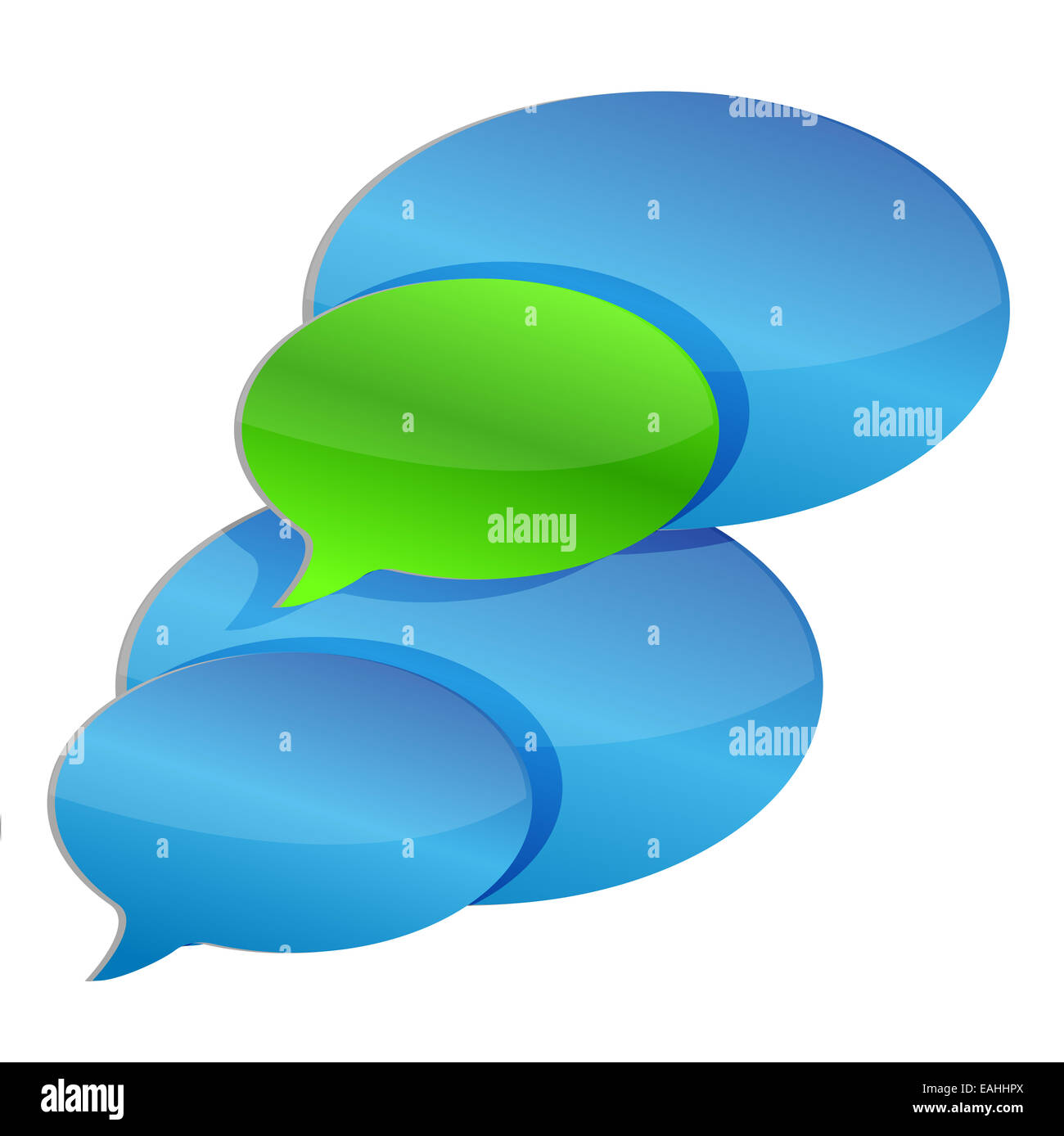 Chat communication Bubbles Stock Photo - Alamy