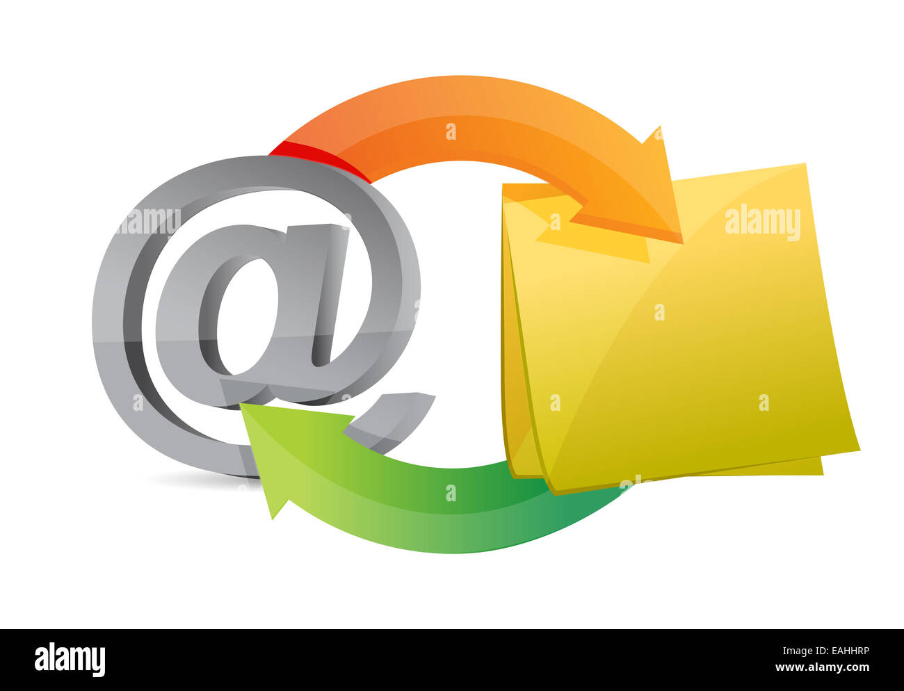 Internet and post cycle Stock Photo - Alamy