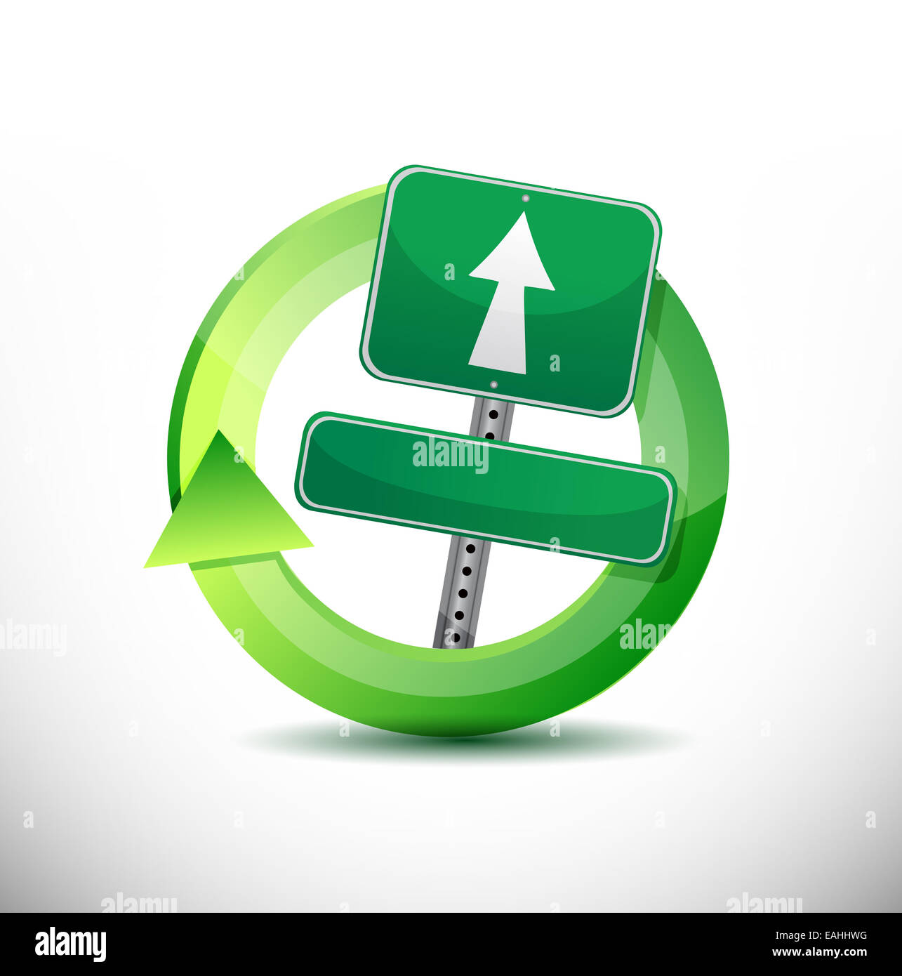 On the move sign cycle concept illustration design Stock Photo - Alamy
