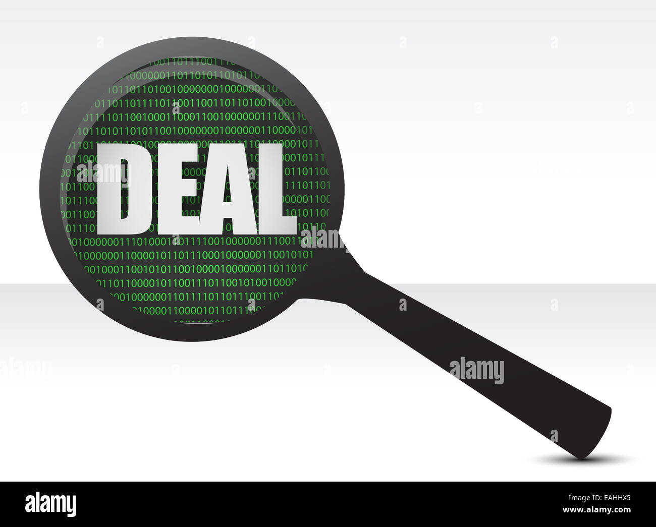 Deal under review concept illustration design over a white background ...