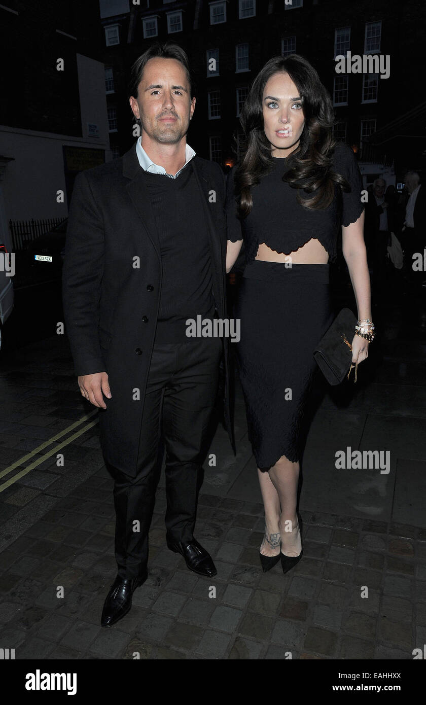 Tamara Ecclestone and her husband Jay Rutland enjoy an evening at ...