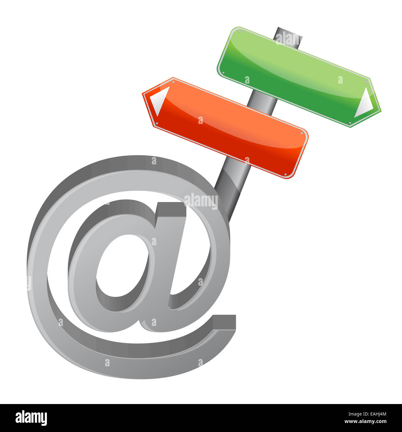 At internet signs illustration design over a white background Stock ...