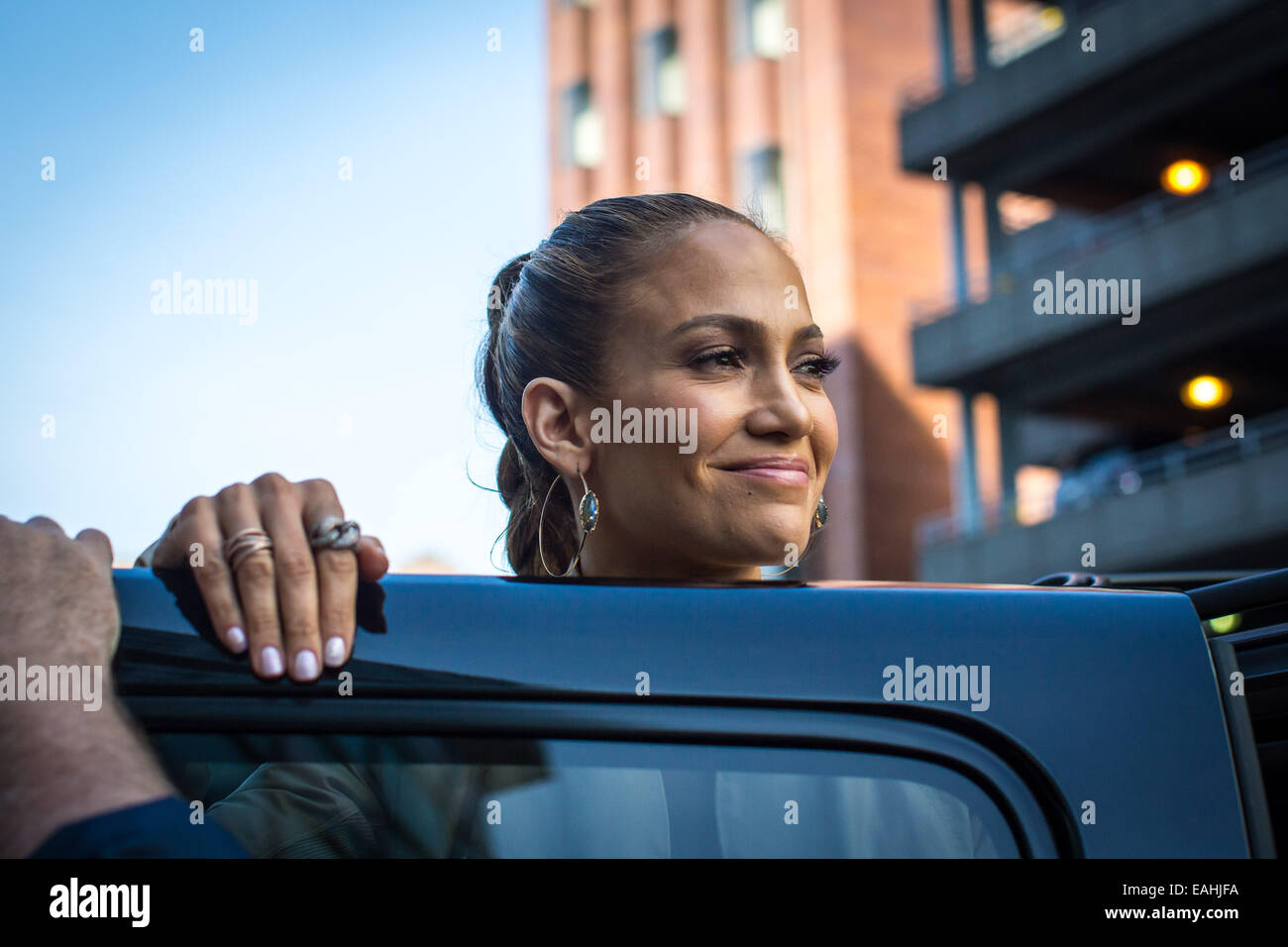 Jennifer Lopez aka J Lo leaving the Montefiore Children's Hospital in ...