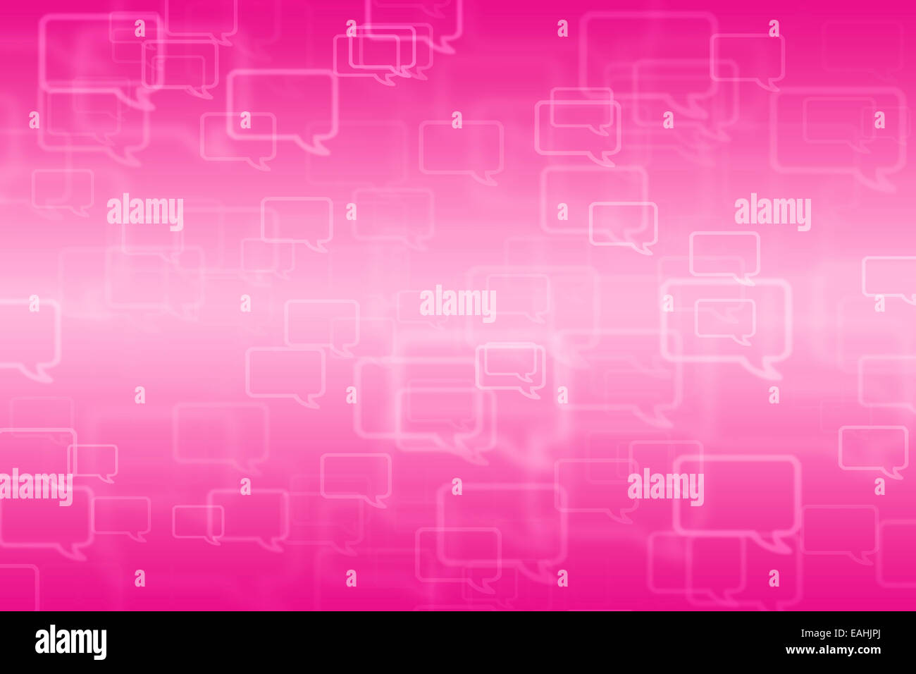 Pink speech bubble text hi-res stock photography and images - Alamy