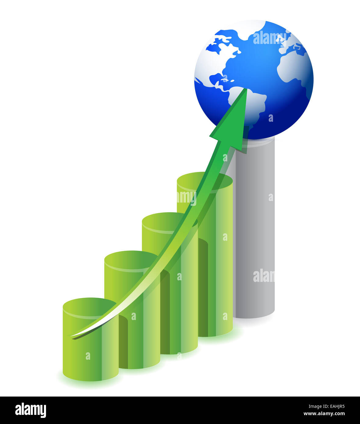 Globe pie chart hi-res stock photography and images - Alamy