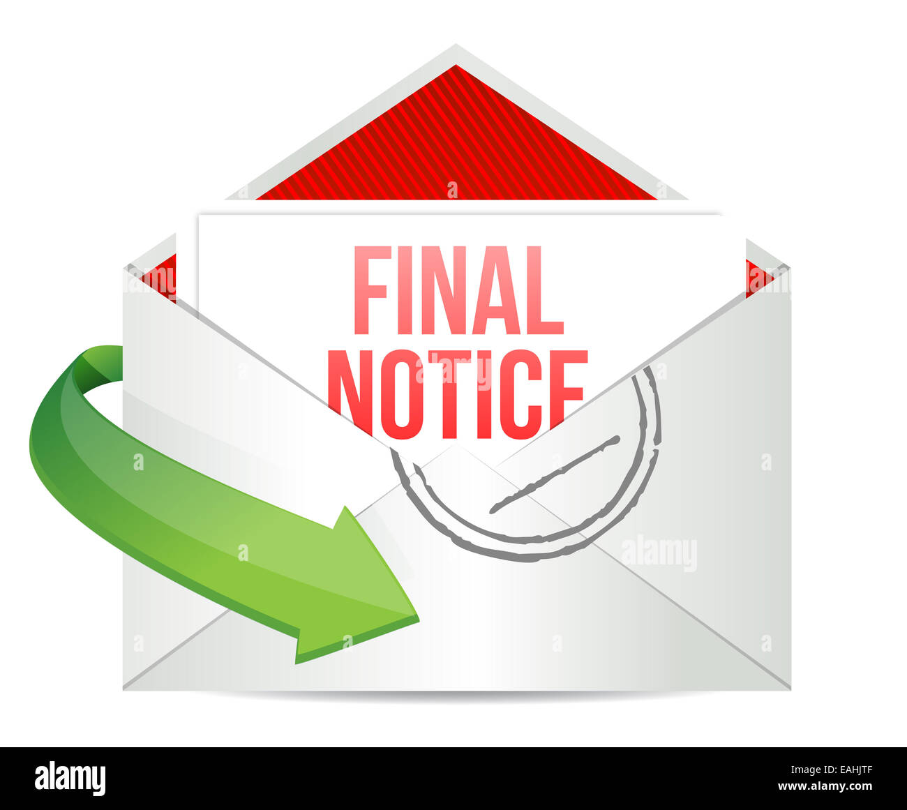 Final notice, envelope hi-res stock photography and images - Alamy