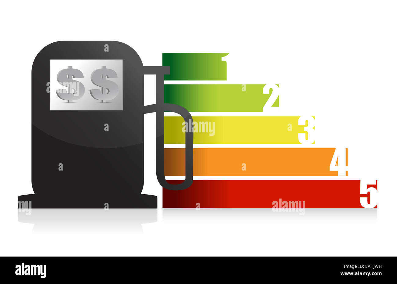 Gas graph colorful illustration design Stock Photo - Alamy