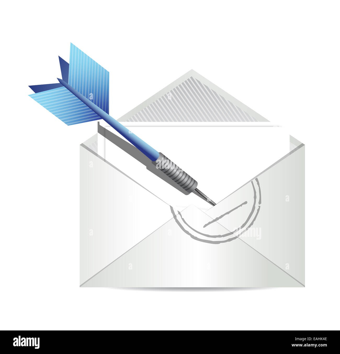 Target communication email concept Stock Photo - Alamy