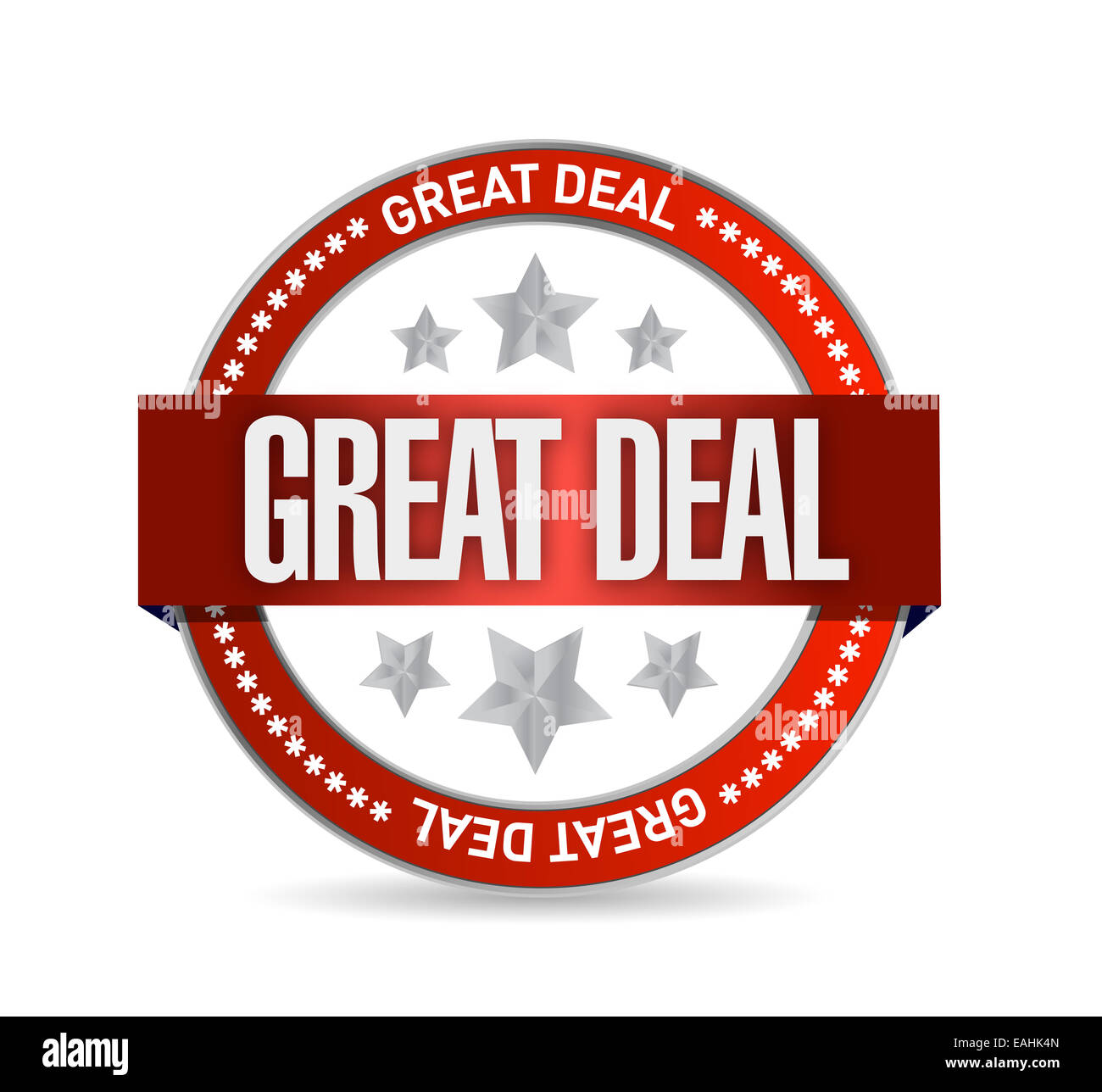 Great deal seal illustration design Stock Photo - Alamy