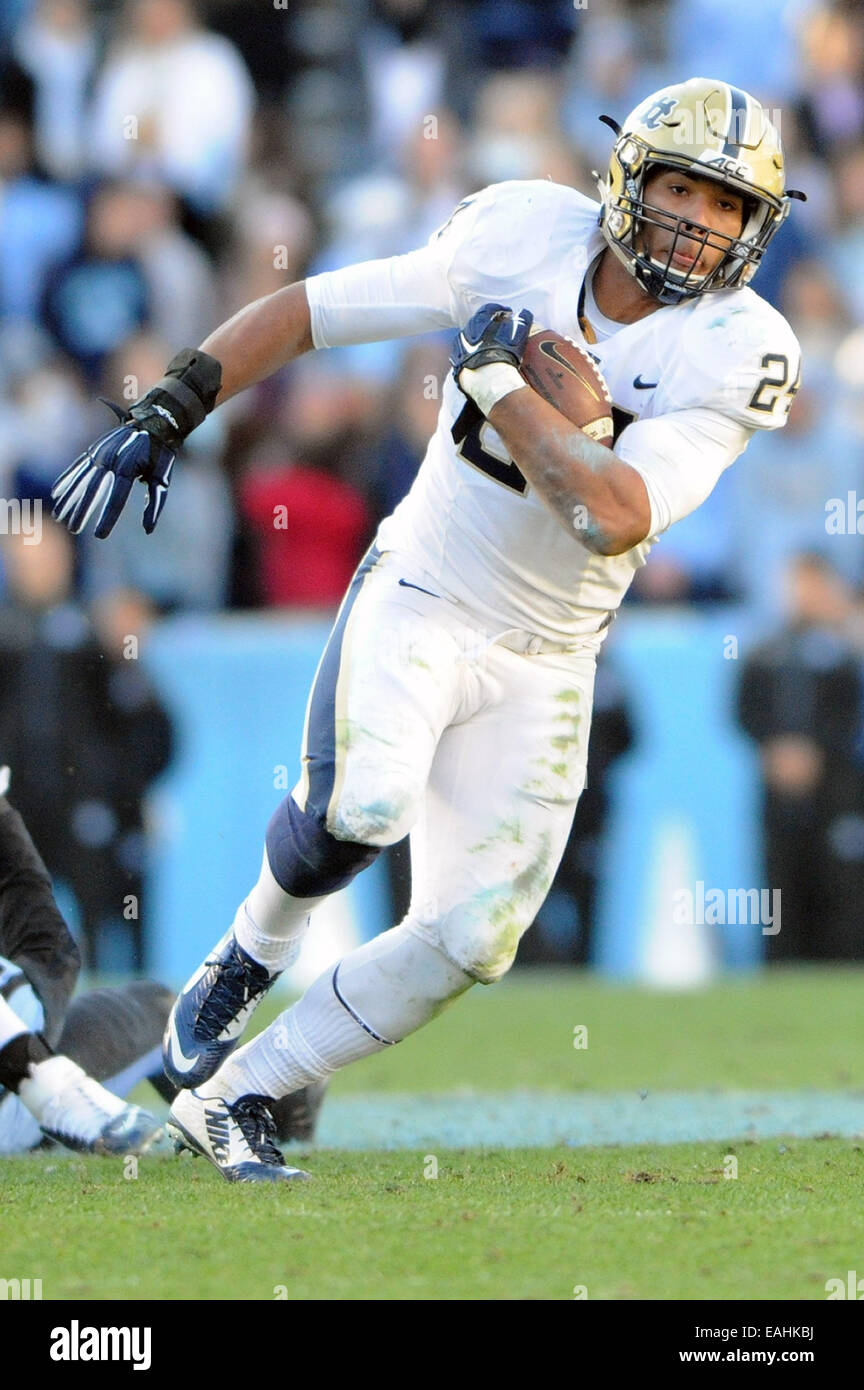 Kenan Memorial Stadium, Chapel Hill, NC, USA. 15th Nov, 2014 ...