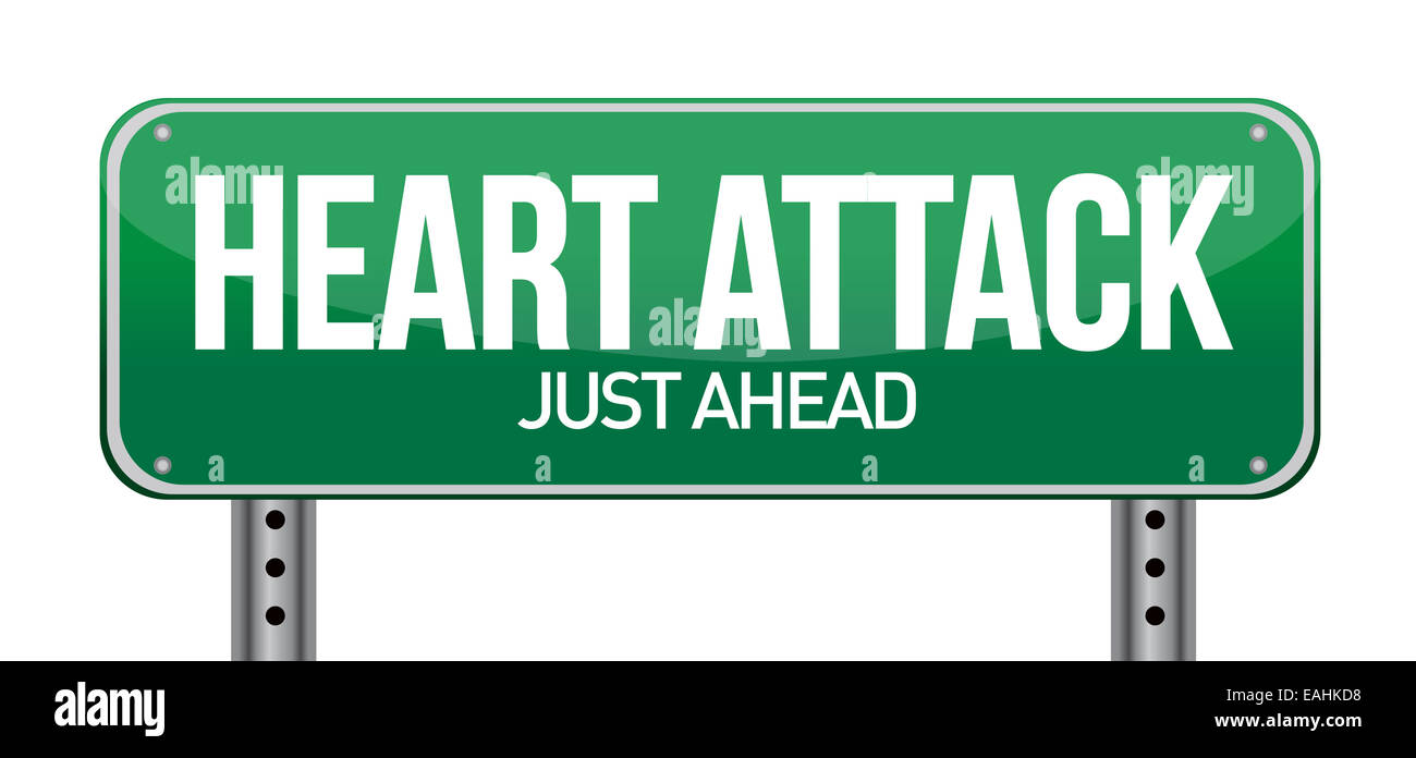 Heart attack sign icon Cut Out Stock Images & Pictures - Alamy