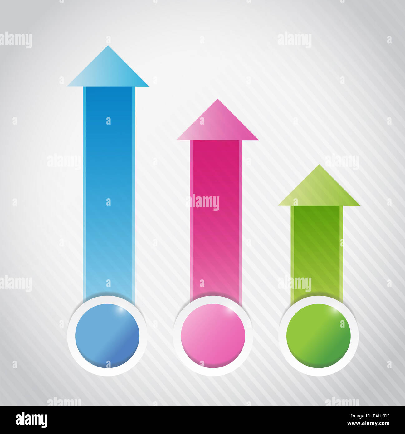colorful info graphics business graph illustration design over white ...