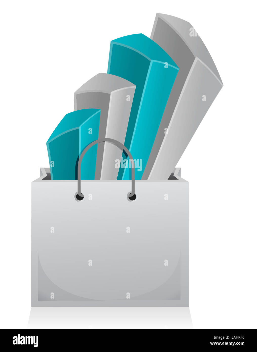 Future shopping bag Cut Out Stock Images & Pictures - Alamy