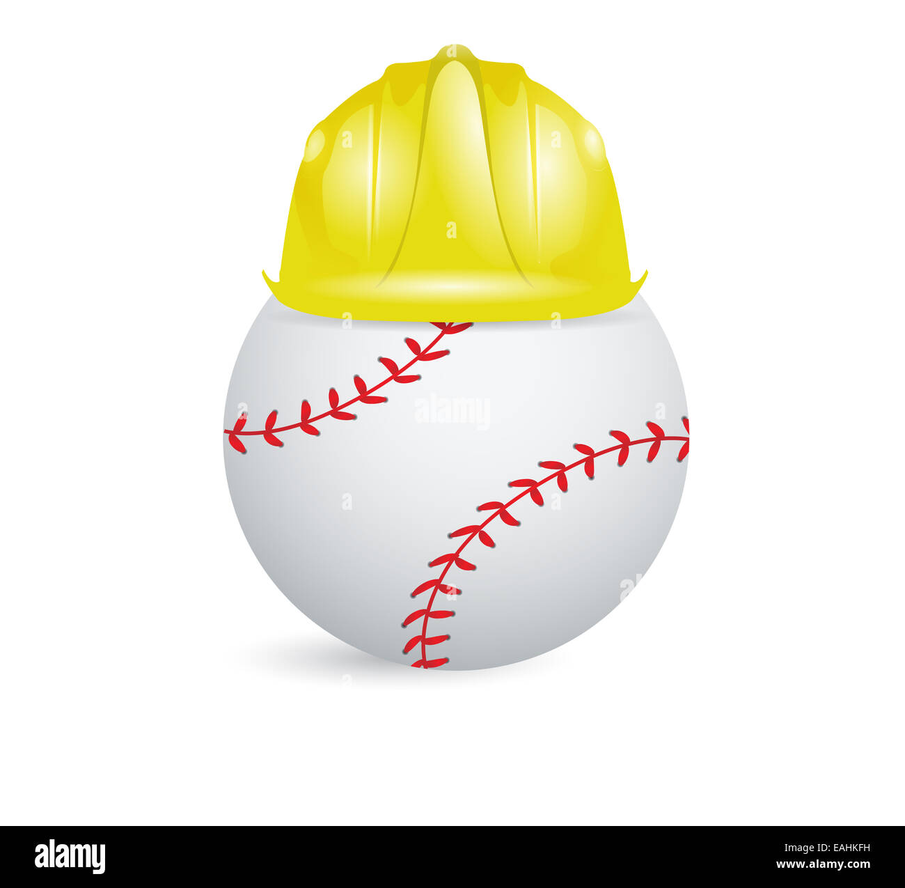 Baseball training. under construction Stock Photo - Alamy
