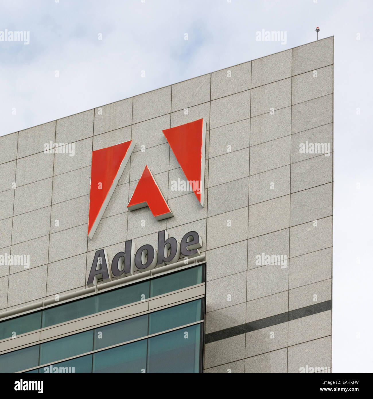 Adobe Systems world headquarters in downtown San Jose, California USA ...