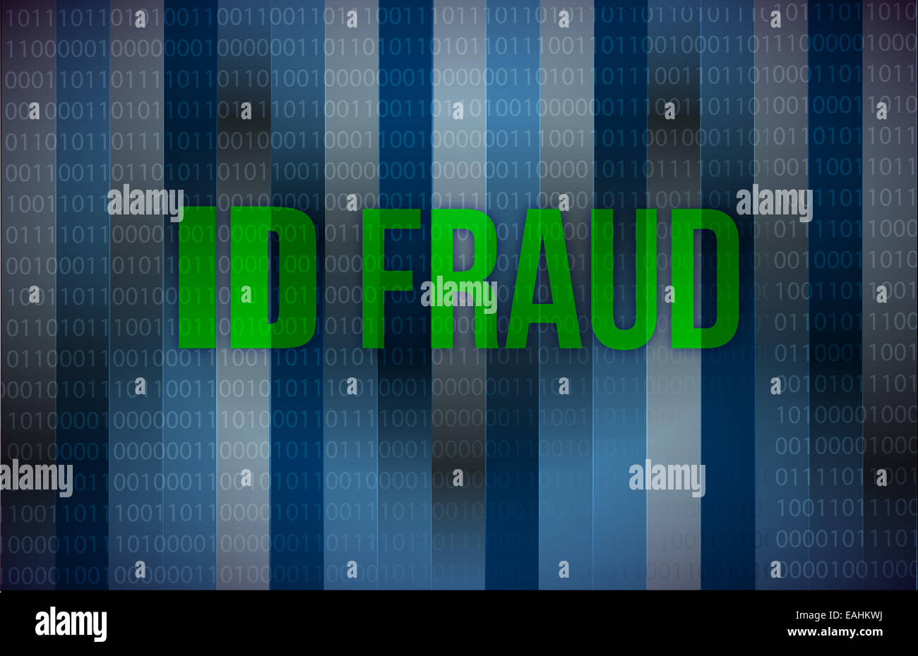 ID fraud binary background Stock Photo - Alamy
