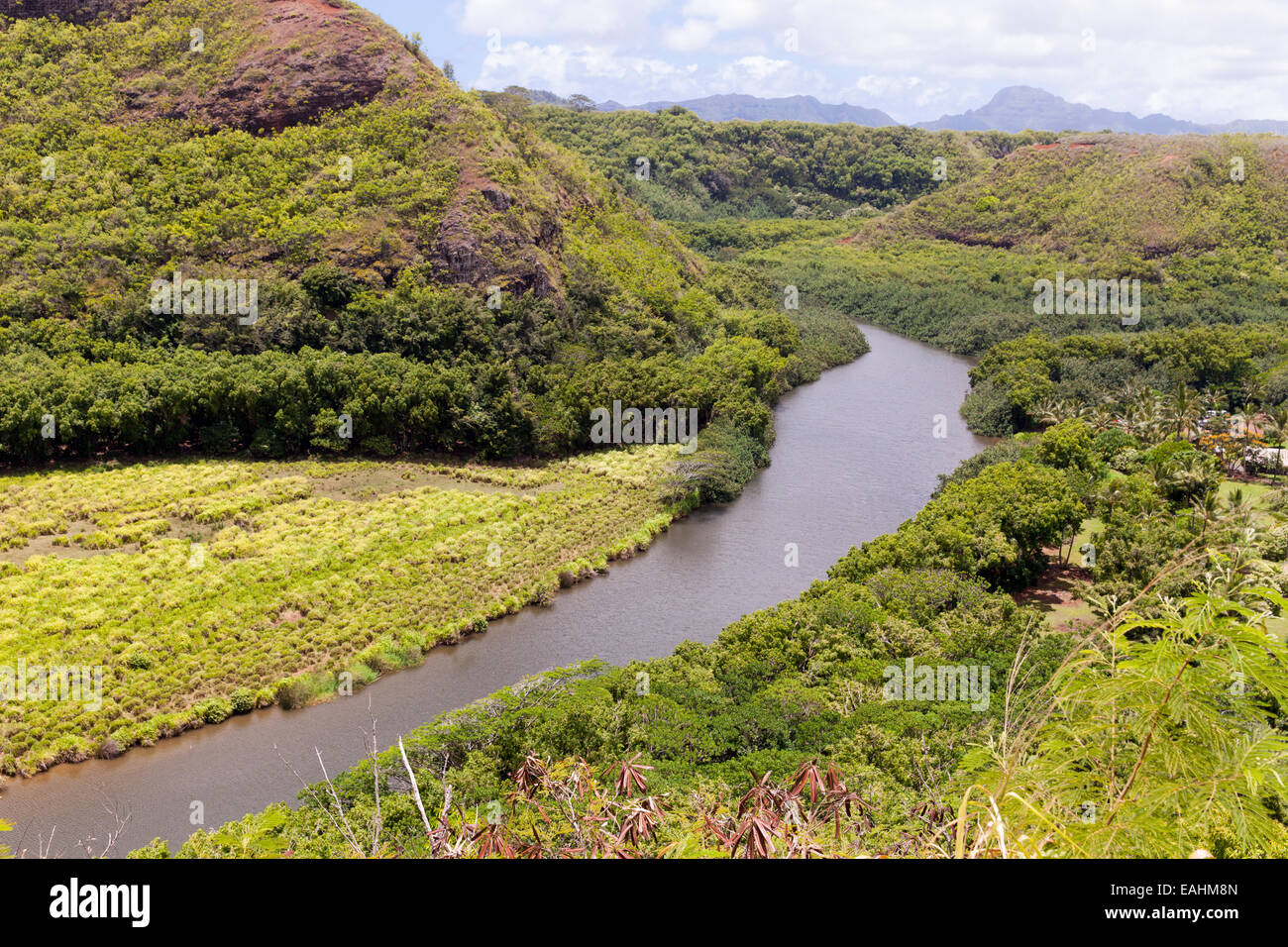 Wailua River Kauaii Hawaii USA Stock Photo - Alamy
