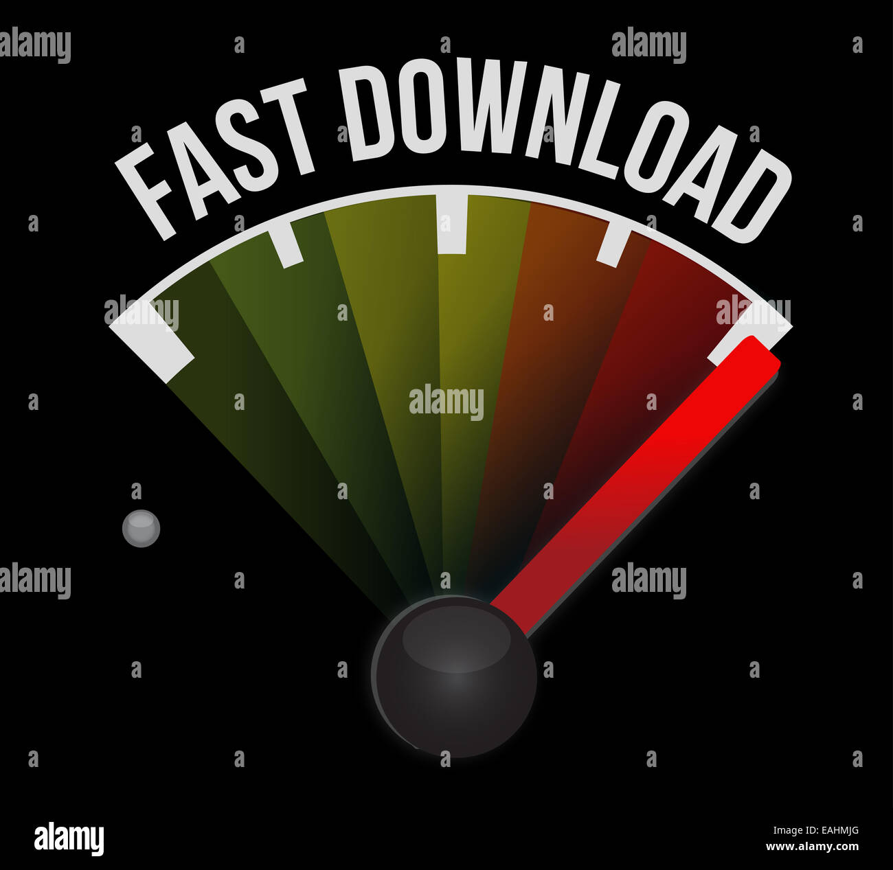 Fast download speedometer Stock Photo - Alamy