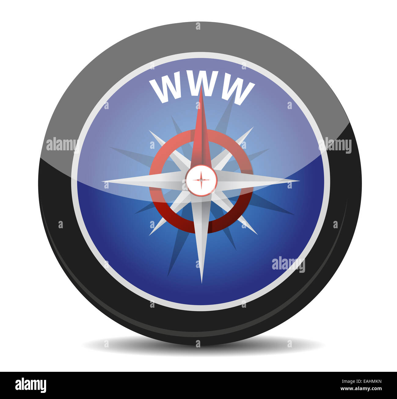 Compass with text "WWW Stock Photo - Alamy