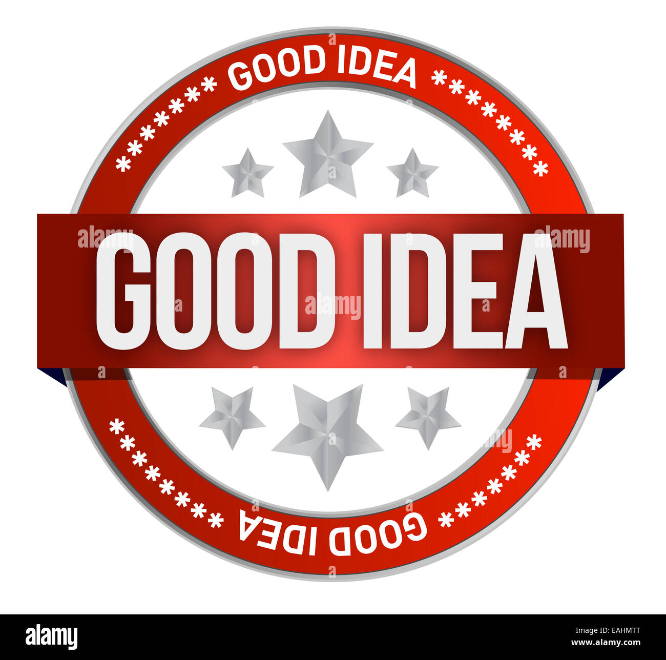 Good idea stamp Stock Photo - Alamy
