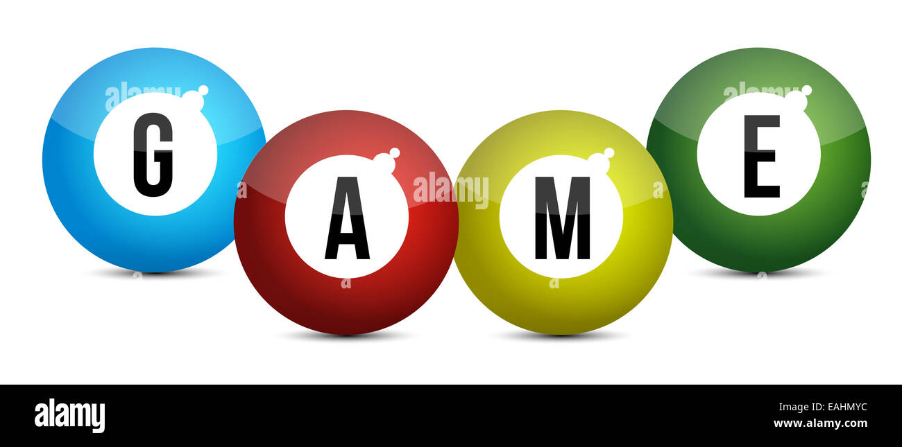 Game balls sign Stock Photo - Alamy