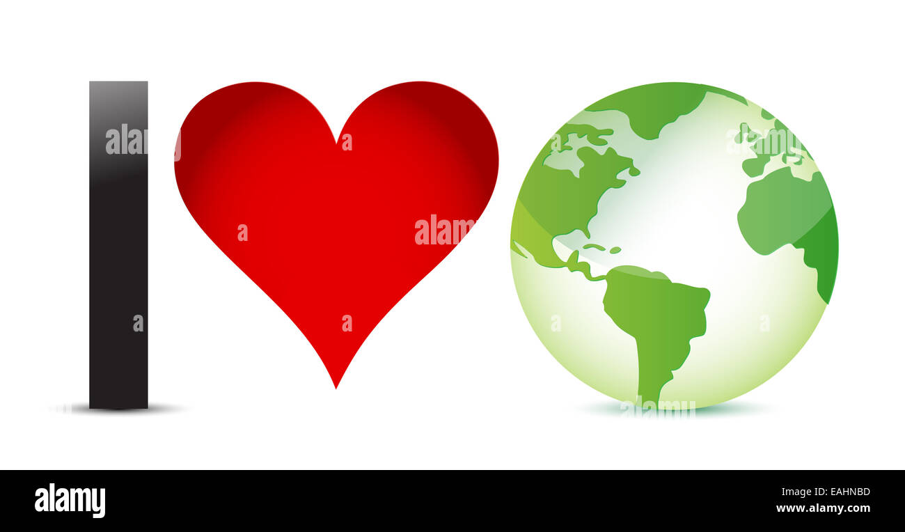 I love earth Stock Photo - Alamy