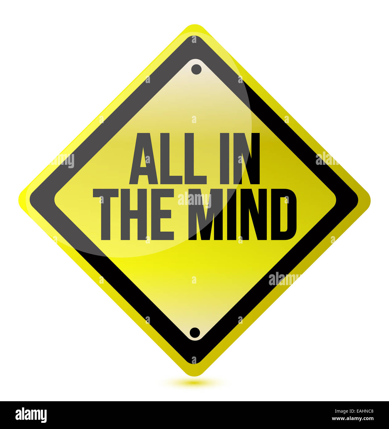 All in the mind concept Stock Photo - Alamy