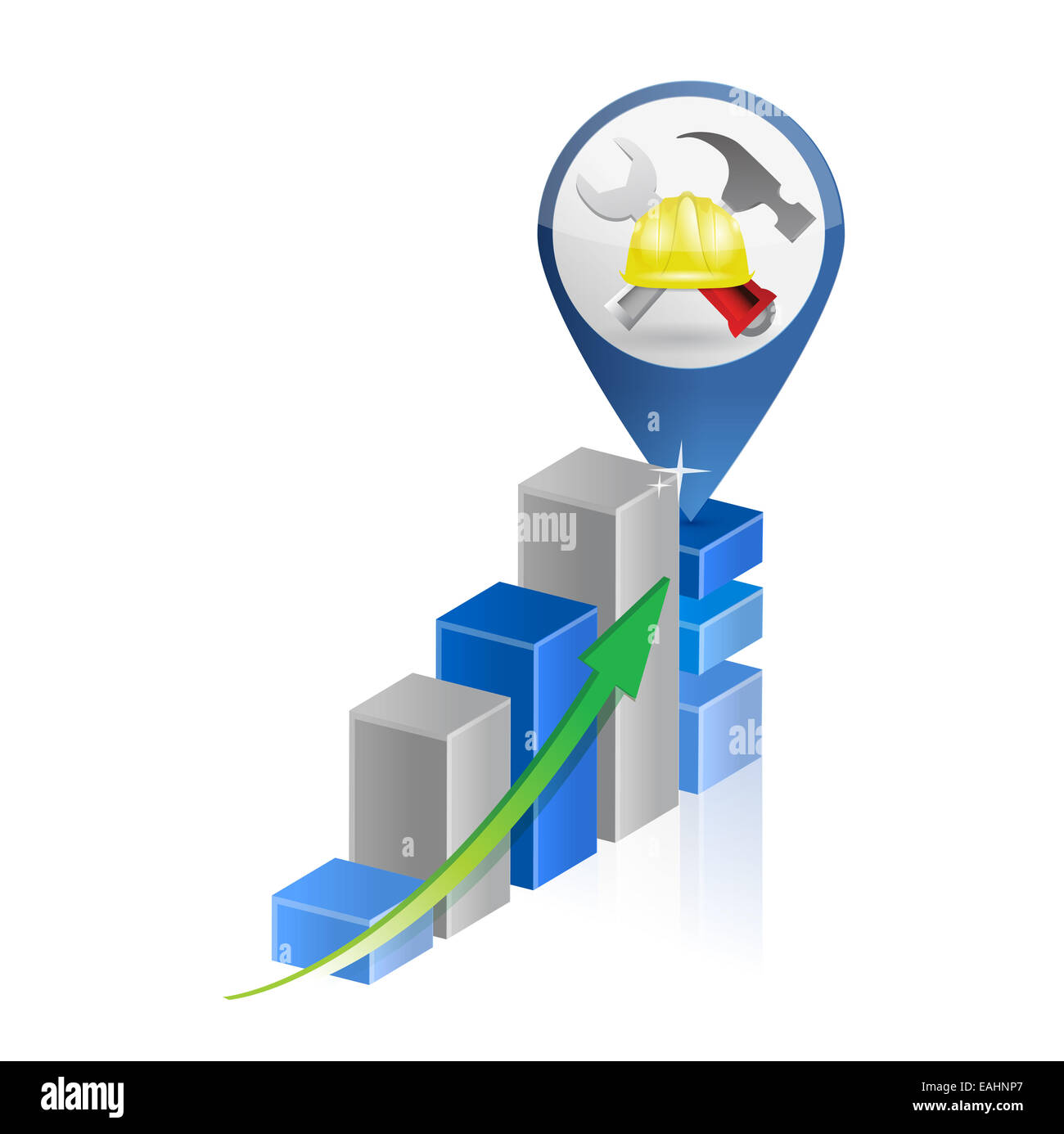Business success under construction Stock Photo - Alamy